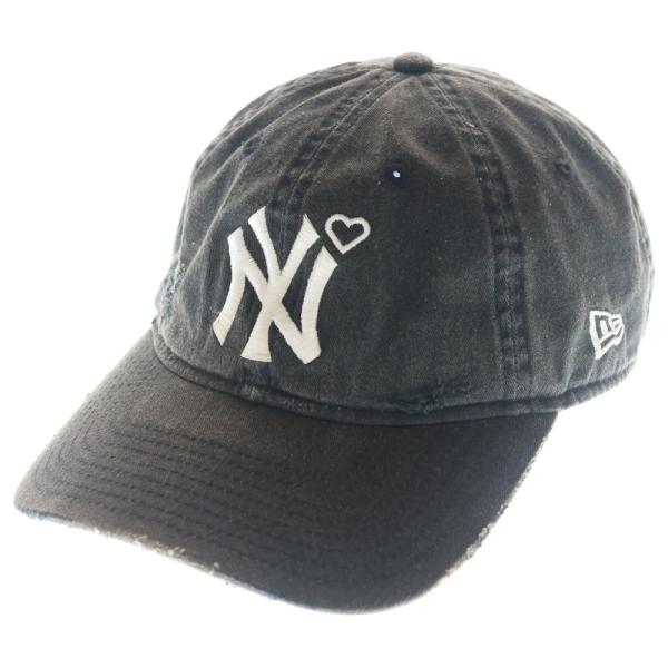 [商品番号]3926C210009[ブランド]NEW ERA（ニューエラ）[モデル]× BASICKS ダメージ加工 ベースボールキャップ 帽子 ブラック[販売店舗]BRING大宮店
