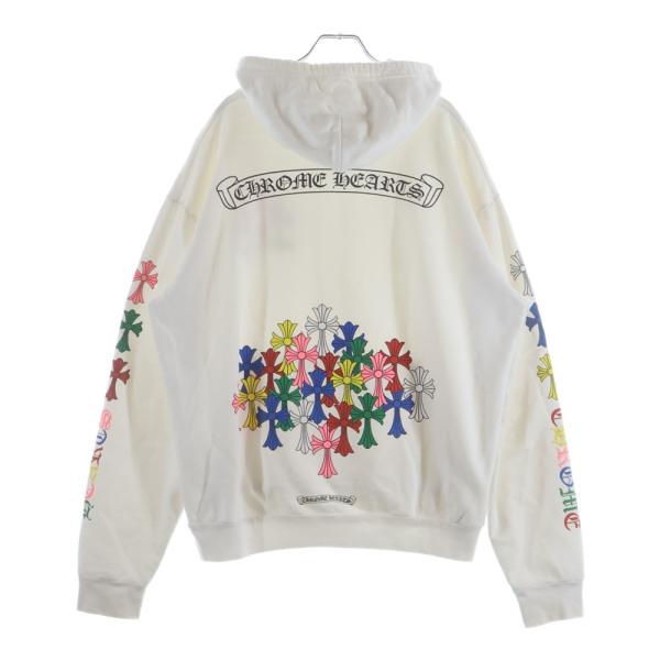 [商品番号]3926D110004[ブランド]CHROME HEARTS（クロムハーツ）[モデル]MLTCOL CEM CRS HD PLVR マルチカラーセメタリークロスプルオーバーパーカー ホワイト[販売店舗]BRING大宮店