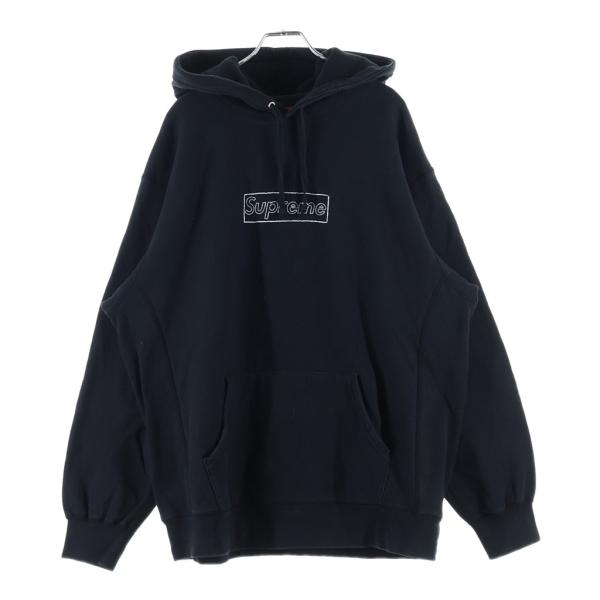 [商品番号]3926D240010[ブランド]SUPREME（シュプリーム）[モデル]21SS KAWS Chalk Logo Hooded Sweatshirt カウズチョーク ロゴ プルオーバー パーカー ブラック[販売店舗]BRING大宮店