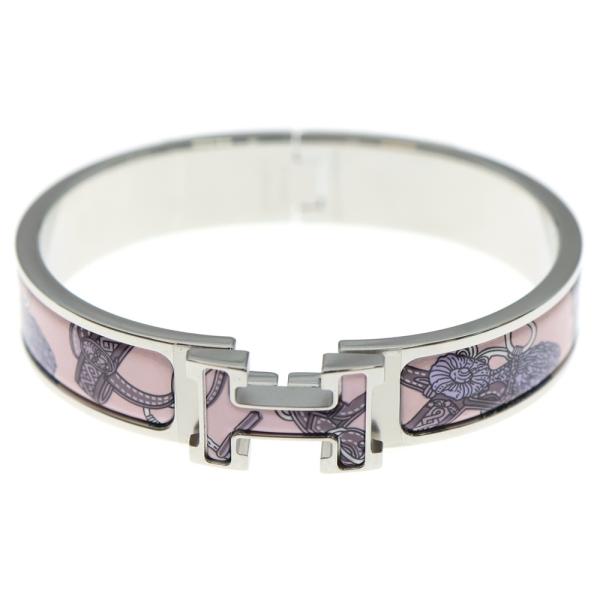 [商品番号]4026A160057[ブランド]HERMES（エルメス）[モデル]クリックH クリッククラックPM 翼をはためかせて Sous un Battement d'Ailes バングル パープル×シルバー メタル[販売店舗]BRIN...