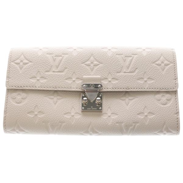 [商品番号]4326D290014[ブランド]LOUIS VUITTON（ルイヴィトン）[モデル]モノグラム・アンプラント ポルトフォイユ・サラ メティス ロングフラップウォレット 長財布 ブルームグレー レザー M13463 シルバー金具...