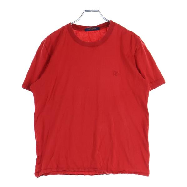 [商品番号]4625L160012[ブランド]LOUIS VUITTON（ルイヴィトン）[モデル]20SS ロゴ刺繍 クルーネック 半袖Tシャツ カットソー レッド RM201Q JC8 HAY50W[販売店舗]BRING オンラインショップ