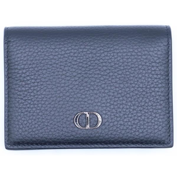 [商品番号]5625L280002[ブランド]Christian Dior（クリスチャンディオール）[モデル]CDロゴ 二つ折り カードケース ブラック レザー[販売店舗]BRING 渋谷店