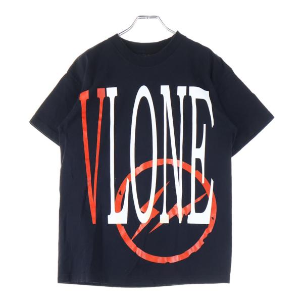 [商品番号]7025K190020[ブランド]VLONE（ヴィーロン）[モデル]×FRAGMENT DESIGN Staple T-Shirts ステープル 半袖Tシャツ カットソー ブラック/レッド[販売店舗]BRING オンラインショップ