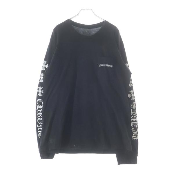 [商品番号]7026C060012[ブランド]CHROME HEARTS（クロムハーツ）[モデル]CHPlus Arm Logo L/S TeeCHプラスアームロゴプリント ロングスリーブTシャツ 長袖カットソー ブラック[販売店舗]BRI...