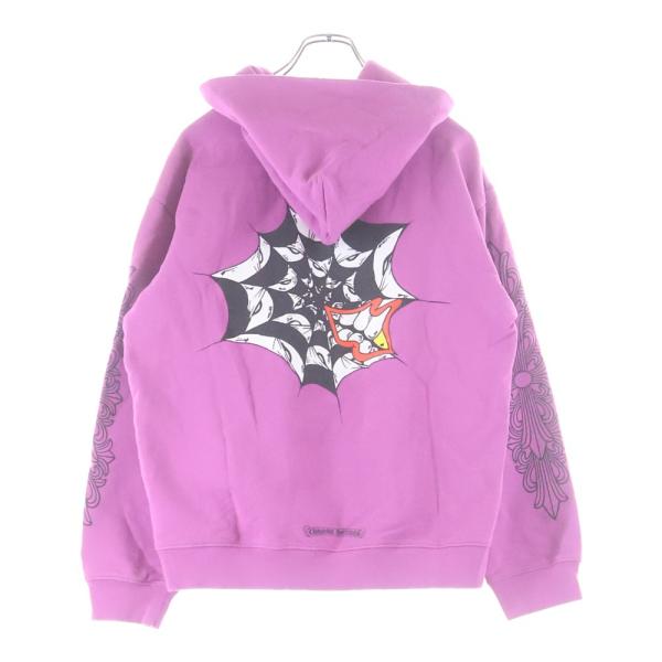 [商品番号]7026C060015[ブランド]CHROME HEARTS（クロムハーツ）[モデル]PPO I WANT MORE NOT LESS HD PLVR MATTY BOYプリントプルオーバーパーカー フーディー パープル[販売店...