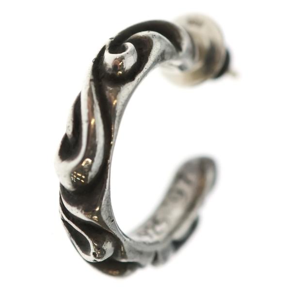 [商品番号]7026C090013[ブランド]CHROME HEARTS（クロムハーツ）[モデル]HOOP SCROOL スクロール フープピアス シルバー[販売店舗]BRING 原宿店