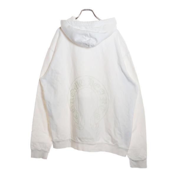 [商品番号]7125L200005[ブランド]CHROME HEARTS（クロムハーツ）[モデル]WWW.CHROMEHEARTS.COM HOODIE オンライン限定 ホースシュープリントプルオーバーフーディーパーカー ホワイト[販売店舗...