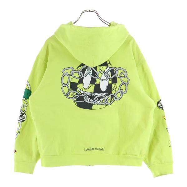 [商品番号]7126A270008[ブランド]CHROME HEARTS（クロムハーツ）[モデル]22AW×MATTY BOY PPO CHAIN GAME HOODIE マッティボーイ チェーンゲームリンク裏地サーマルジップアップパーカー...