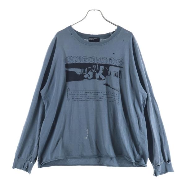 [商品番号]7126E090002[ブランド]ENFANTS RICHES DEPRIMES（アンファンリッシュデプリメ）[モデル]25SS BOY IN CHAINS LS T-SHIRT ボーイ・イン・チェインズ ダメージ加工プリント長...