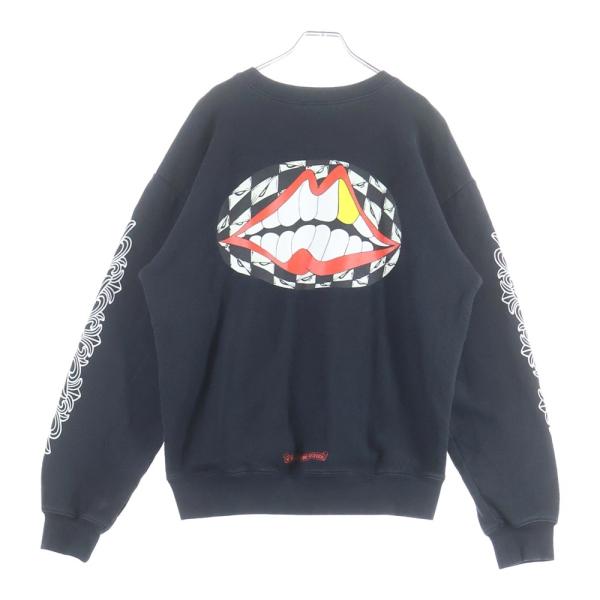 [商品番号]7226C170019[ブランド]CHROME HEARTS（クロムハーツ）[モデル]×MATTY BOY 99 Eyes Chomper Crewneck Sweatshirt マッティボーイ 99アイズ 袖フローラル クルー...