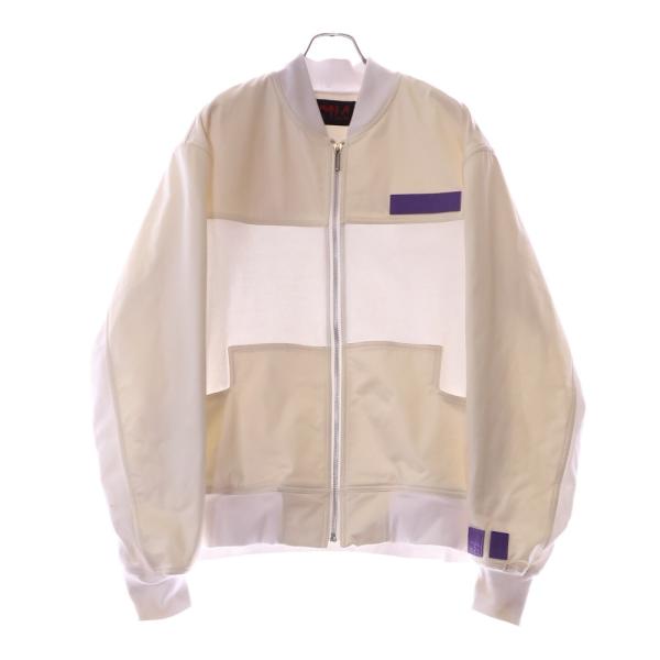 [商品番号]7325G040019[ブランド]cvtvlist（カタリスト）[モデル]GENERAL ZIP BLUSON ジップアップ レザー切替ジャケット ブルゾン ホワイト 2301120301[販売店舗]BRING オンラインショップ