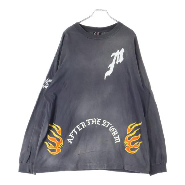 [商品番号]7325L190013[ブランド]SAINT MICHAEL（セントマイケル）[モデル]24SS L/S TEE ヴィンテージ加工 ロングスリーブTシャツ 長袖Tシャツ グレー SM-YS8-0000-015[販売店舗]AWES...