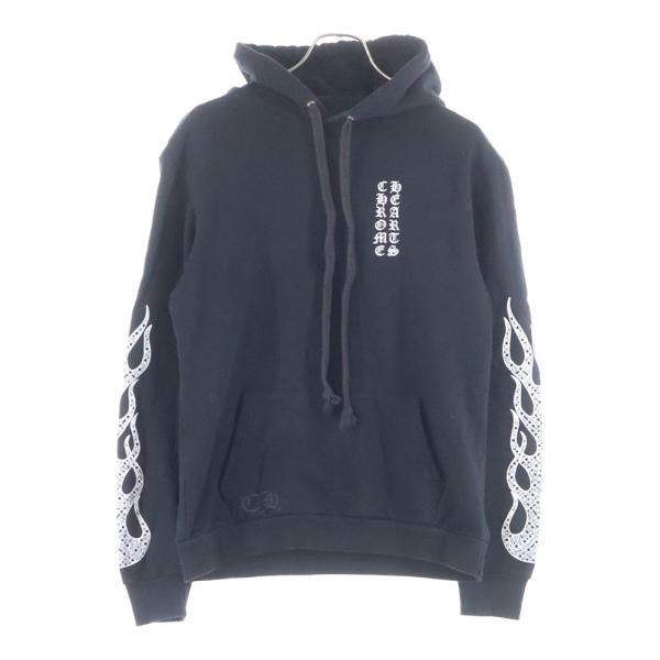 [商品番号]7326A210019[ブランド]CHROME HEARTS（クロムハーツ）[モデル]SWTSHRT PLVR ファイヤーパターン プルオーバースウェットパーカー フーディ ブラック[販売店舗]OneStyle名古屋パルコ店