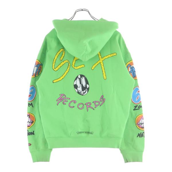 [商品番号]7326B230008[ブランド]CHROME HEARTS（クロムハーツ）[モデル]21AW ×MATTY BOY PPO SEXRCD GRN HD PLVR ×マッティボーイ セックスレコード プルオーバーパーカー フーデ...