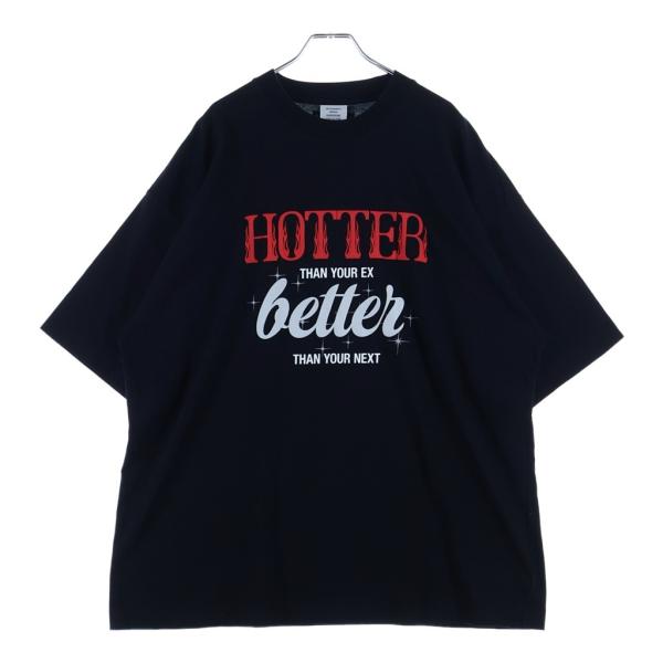 [商品番号]7326E070006[ブランド]VETEMENTS（ヴェトモン）[モデル]HOTTER THAN YOUR EX T-SHIRT プリントTシャツ 半袖カットソー ブラック UE52TR210B[販売店舗]AWESOME VI...