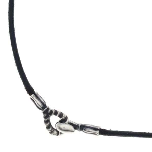 [商品番号]7326E130007[ブランド]LONE ONES（ロンワンズ）[モデル]MF Hooks Leather メイティングフライト レザー ネックレス ブラック[販売店舗]OneStyleプロペラ通り店