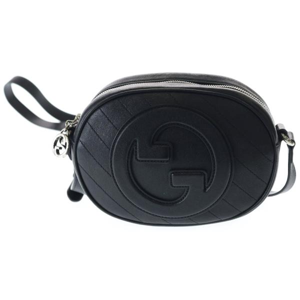 [商品番号]7526D080028[ブランド]GUCCI（グッチ）[モデル]ブロンディ ミニ ショルダーバッグ ミニバッグ ブラック レザー 760175 シルバー金具[販売店舗]BRING心斎橋店