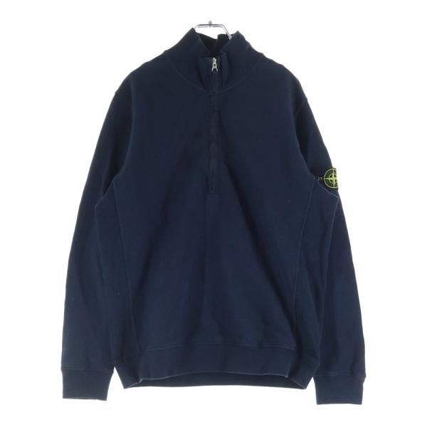 [商品番号]8226C010006[ブランド]STONE ISLAND（ストーンアイランド）[モデル]24AW Half Zip Sweatshirt 811563420 ハーフジップスウェットトレーナー ブラック[販売店舗]BRING有楽...