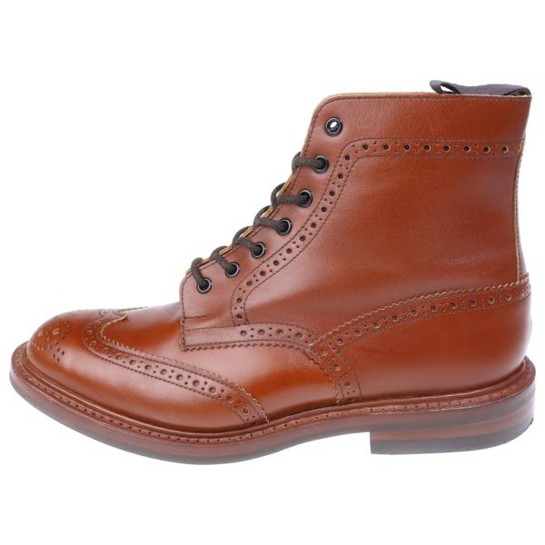 [商品番号]8226D260017[ブランド]Tricker's（トリッカーズ）[モデル]MALTON COMMANDO SOLE マルトン コマンドソール ウイングチップ レースアップ レザー カントリーブーツ ブラウン UK10 M25...