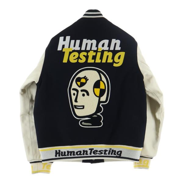 [商品番号]8326D190014[ブランド]HUMAN MADE（ヒューマンメイド）[モデル]22SS ×A$AP ROCKY HUMAN TESTING PIZZA エイサップロッキー ヒューマン テスト ピザ ヴァーシティジャケット ...
