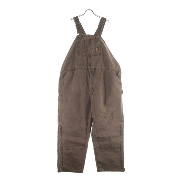 [商品番号]8326E020009[ブランド]CARHARTT（カーハート）[モデル]00S ダック地 ダブルニー オーバーオール ブラウン[販売店舗]BRING横浜ビブレ店