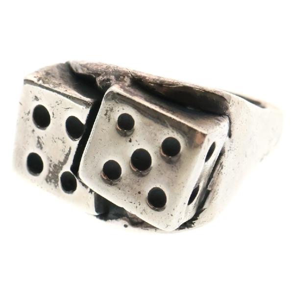 [商品番号]9025F120055[ブランド]ALEX STREETER（アレックスストリーター）[モデル]Double Dice Ring ダブル ダイス リング 指輪 10号 シルバー[販売店舗]OneStyle原宿店