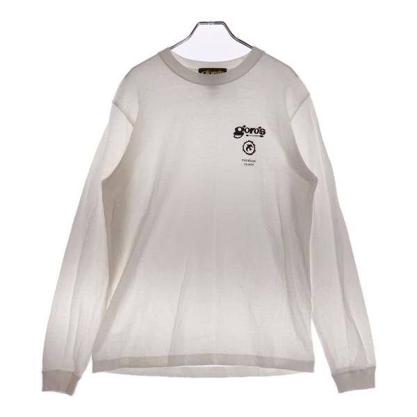 [商品番号]9025G200043[ブランド]goro's（ゴローズ）[モデル]新型 mitakuye oyasin フロントプリント バック刺繍 クルーネック 長袖Tシャツ カットソー ホワイト[販売店舗]OneStyleプロペラ通り店