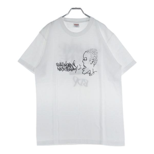 [商品番号]9025I050009[ブランド]SUPREME（シュプリーム）[モデル]14AW All Means Tee オールミーンズ グラフィックプリント クルーネック半袖Tシャツ カットソー ホワイト[販売店舗]BRING大宮店