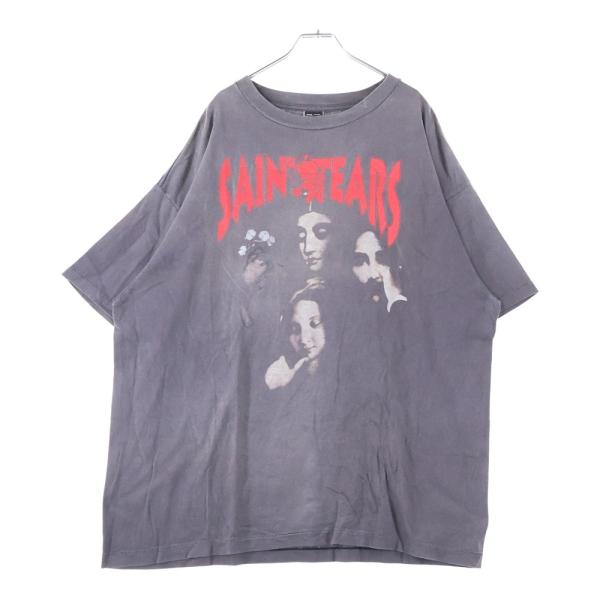 [商品番号]9025I120155[ブランド]SAINT MICHAEL（セントマイケル）[モデル]22SS ×DENIM TEARS FACES SS TEE デニムティアーズ フェイス 両面プリント クルーネック 半袖Tシャツ カットソ...