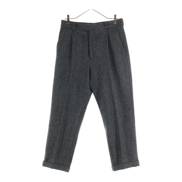 [商品番号]9025I160003[ブランド]WACKO MARIA（ワコマリア）[モデル]Lanificio Luigi Zanieri PLEATED TROUSERS ヘリンボーン プリーツトラウザー スラックス ブラック[販売店舗]...