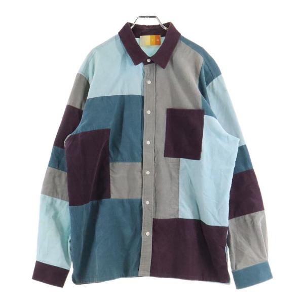 [商品番号]9025I300049[ブランド]KITH（キス）[モデル]22AW Patchwork Cord Ludlow Shirt Pimento パッチワークコーデュロイ 長袖シャツ マルチカラー KHM030670[販売店舗]BR...