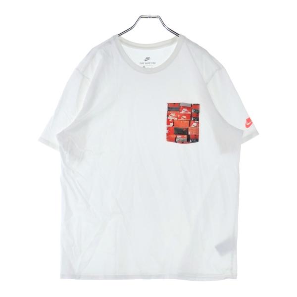 [商品番号]9025J040106[ブランド]NIKE（ナイキ）[モデル]Shoe Box シューボックス プリント ポケットTシャツ 半袖カットソー ホワイト AT6830-100[販売店舗]BRING オンラインショップ