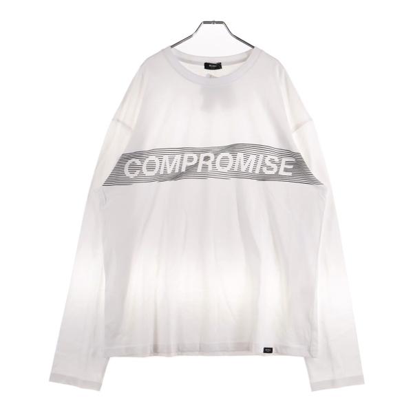 [商品番号]9025J050018[ブランド]&amp;CHILL（アンドチル）[モデル]COMPROMISE アンドチル フロントプリント クルーネック 長袖Tシャツ カットソー ホワイト OCHI9T032-F-11[販売店舗]BRIN...