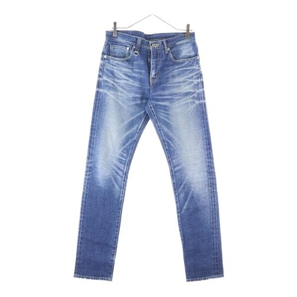 [商品番号]9025J290037[ブランド]UNIFORM EXPERIMENT（ユニフォームエクスペリメント）[モデル]FIVE STAR SLIM-FIT STRETCH DAMAGED DENIM PANT ストレッチ テーパードデ...