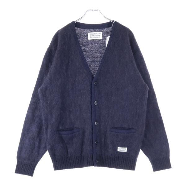 [商品番号]9025K090008[ブランド]WACKO MARIA（ワコマリア）[モデル]23AW MARBLE MOHAIR KNIT CARDIGAN マーブルモヘアニット カーディガン セーター パープル 23FW-WMK-KN10...