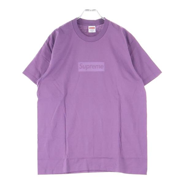 [商品番号]9025K090153[ブランド]SUPREME（シュプリーム）[モデル]23SS Tonal Box Logo Tee トーナル ボックス ロゴ 半袖クルーネックTシャツ カットソー パープル[販売店舗]AWESOME VIN...