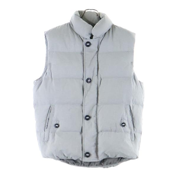 [商品番号]9025K110001[ブランド]theory（セオリー）[モデル]ボタンデザイン ナイロン ジップアップダウンベスト ジャケット グレー 02-1302001[販売店舗]BRING オンラインショップ