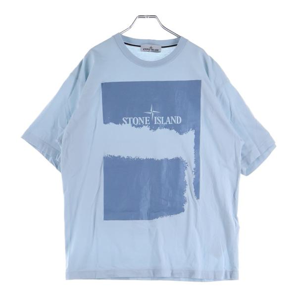 [商品番号]9025K160028[ブランド]STONE ISLAND（ストーンアイランド）[モデル]Scratched Paint Two Print T-Shirt スクラッチド パターン ツープリント 半袖Tシャツ カットソー ブルー...