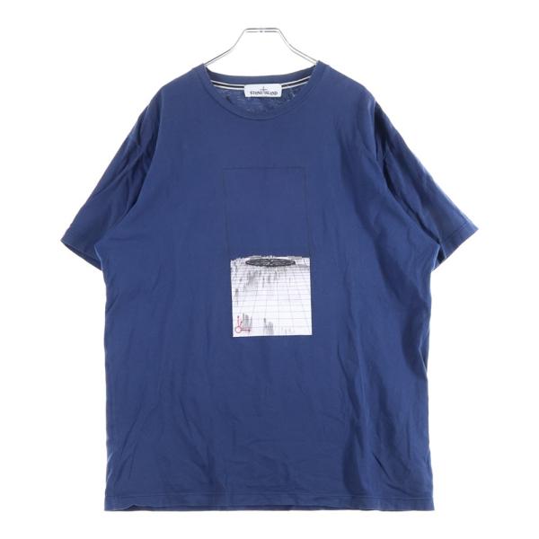 [商品番号]9025K200024[ブランド]STONE ISLAND（ストーンアイランド）[モデル]19SS ロゴ プリント 半袖 カットソー Tシャツ ネイビー 70152NS86[販売店舗]BRING オンラインショップ