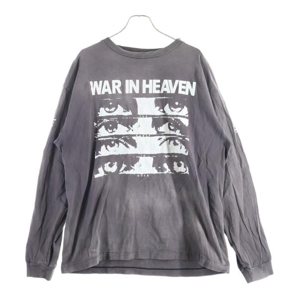 [商品番号]9025K210120[ブランド]SAINT MICHAEL（セントマイケル）[モデル]21AW EYES WIH L/S TEE アイズプリント クルーネック 長袖Tシャツ カットソー ブラウン SM-A21-0000-024...