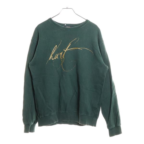 [商品番号]9025K240062[ブランド]UNDERCOVER（アンダーカバー）[モデル]15AW CHAOS HURTS カオス ハーツ プリント クルーネック プルオーバー スウェット トレーナー グリーン UCP1892-1[販売...