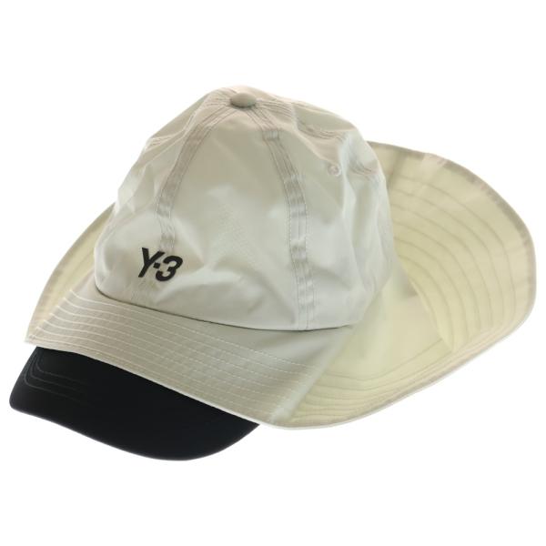 [商品番号]9025K260009[ブランド]Y-3（ワイスリー）[モデル]STRAPS HAT TALC ストラップス タルク ロゴデザイン つば付き バケットハット キャップ 帽子 ホワイト JM9063[販売店舗]BRING オンライ...