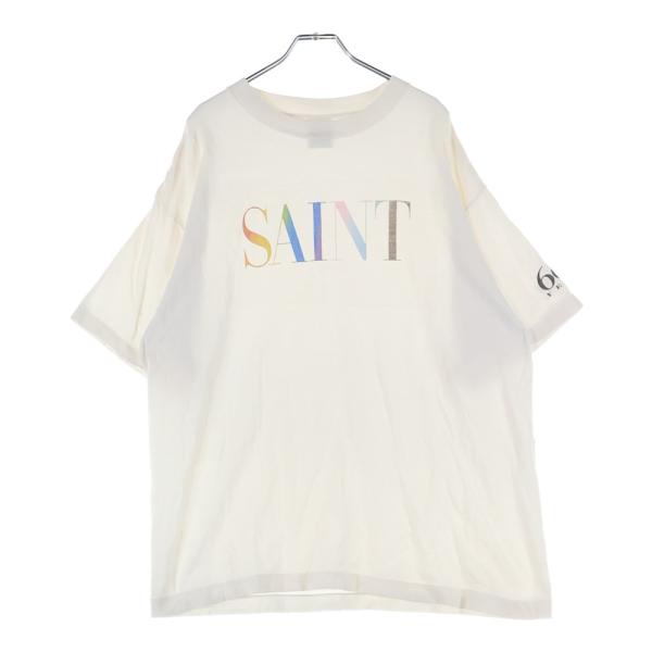 [商品番号]9025K280097[ブランド]SAINT MICHAEL（セントマイケル）[モデル]24AW RAINBOW SAINT TEE ロゴプリントTシャツ ホワイト SM-YS1-0000-007[販売店舗]BRING渋谷ANNEX店