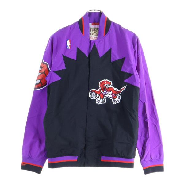 [商品番号]9025L030242[ブランド]Mitchell&amp;Ness（ミッチェル アンド ネス）[モデル]トロント ラプターズ ウォームアップジャケット パープル[販売店舗]BRING オンラインショップ