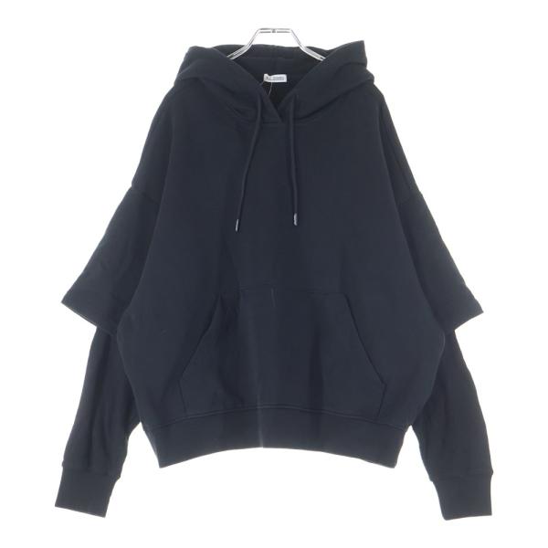 [商品番号]9025L070111[ブランド]WILLY CHAVARRIA（ウィリーチャバリア）[モデル]カンガルーポケット ドローストリング フーデッド スウェット パーカー ブラック[販売店舗]BRING オンラインショップ