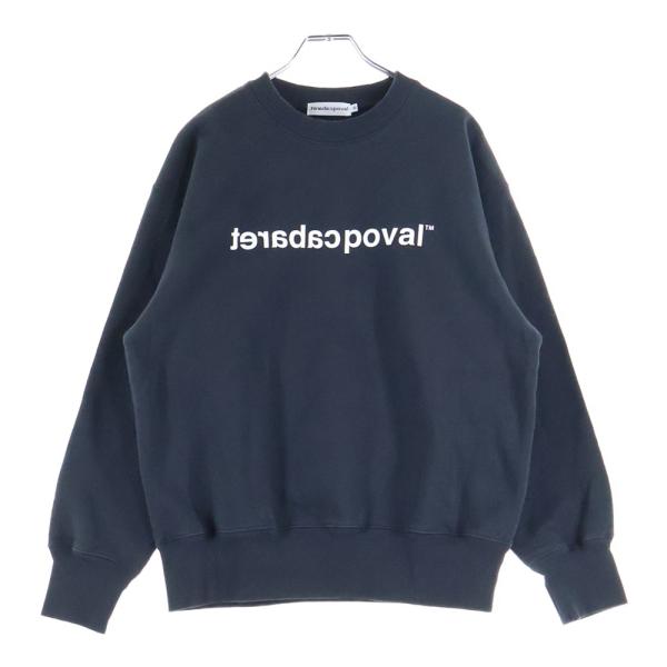 [商品番号]9025L180067[ブランド]CABARET POVAL（キャバレーポバール）[モデル]Logo Crewneck ロゴクルーネックスウェット トレーナー チャコール[販売店舗]BRING オンラインショップ