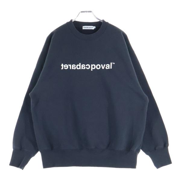 [商品番号]9025L180068[ブランド]CABARET POVAL（キャバレーポバール）[モデル]Logo Crewneck ロゴクルーネックスウェット トレーナー チャコール[販売店舗]BRING オンラインショップ