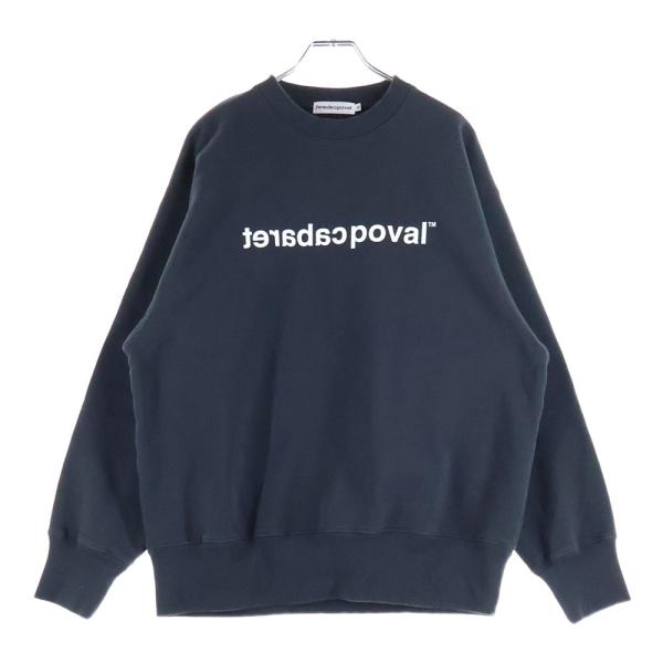 [商品番号]9025L180069[ブランド]CABARET POVAL（キャバレーポバール）[モデル]Logo Crewneck ロゴクルーネックスウェット トレーナー チャコール[販売店舗]BRING オンラインショップ