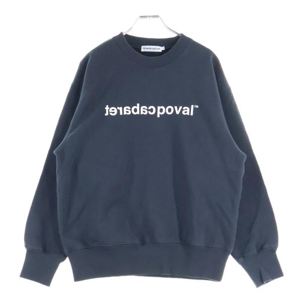 [商品番号]9025L180071[ブランド]CABARET POVAL（キャバレーポバール）[モデル]Logo Crewneck ロゴクルーネックスウェット トレーナー チャコール[販売店舗]BRING オンラインショップ